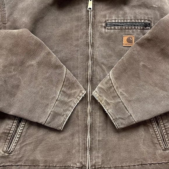 Carhartt | Jackets & Coats | Vintage Carhartt Detroit Jacket J97 Cht Blanket Lined Faded ...